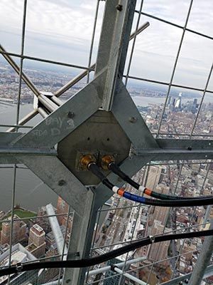 Jampro Tops One World Trade Center NYC - Jampro Antennas Inc.